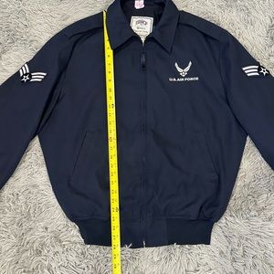 Jackets & Coats | Mens Usaf Air Force Lightweight Blue Jacket Coat ...